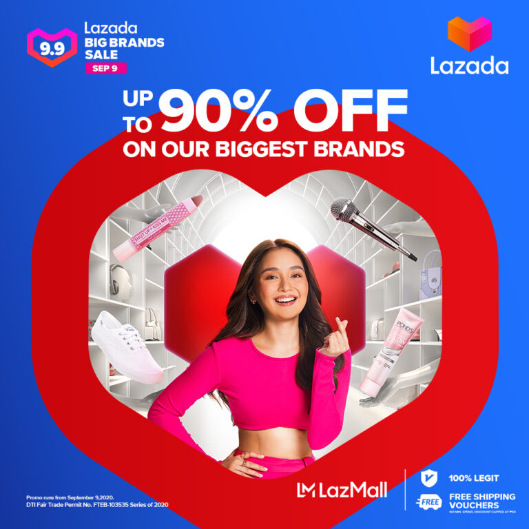 9 Categories to Look Out For at 9.9 Lazada Big Brands Sale