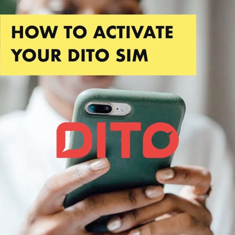 How to Activate Your DITO SIM